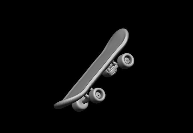 Skate 3D Model for printing STATIC free 3D model 3D printable | CGTrader