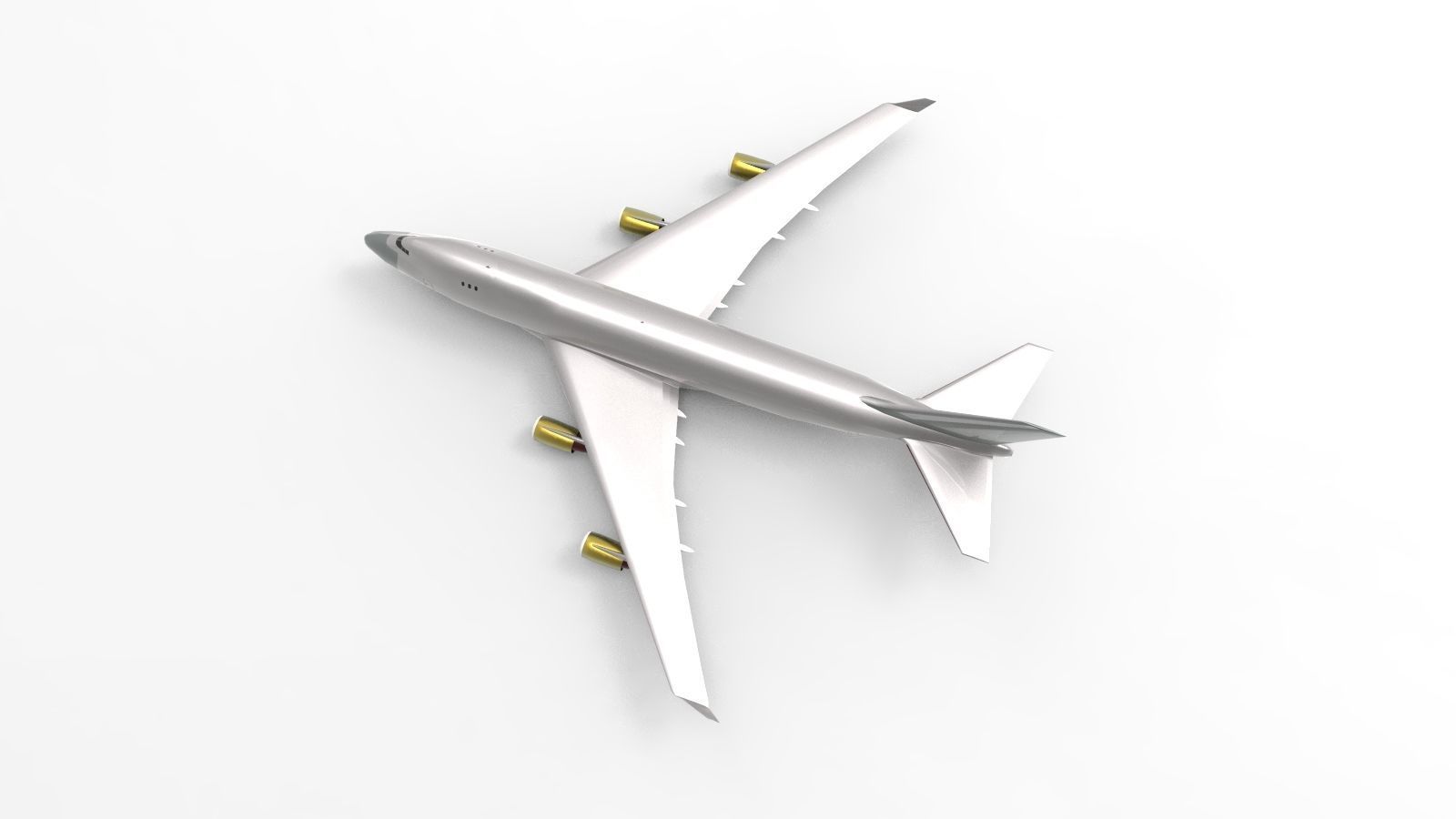 Boeing 747-400F 3D model | CGTrader
