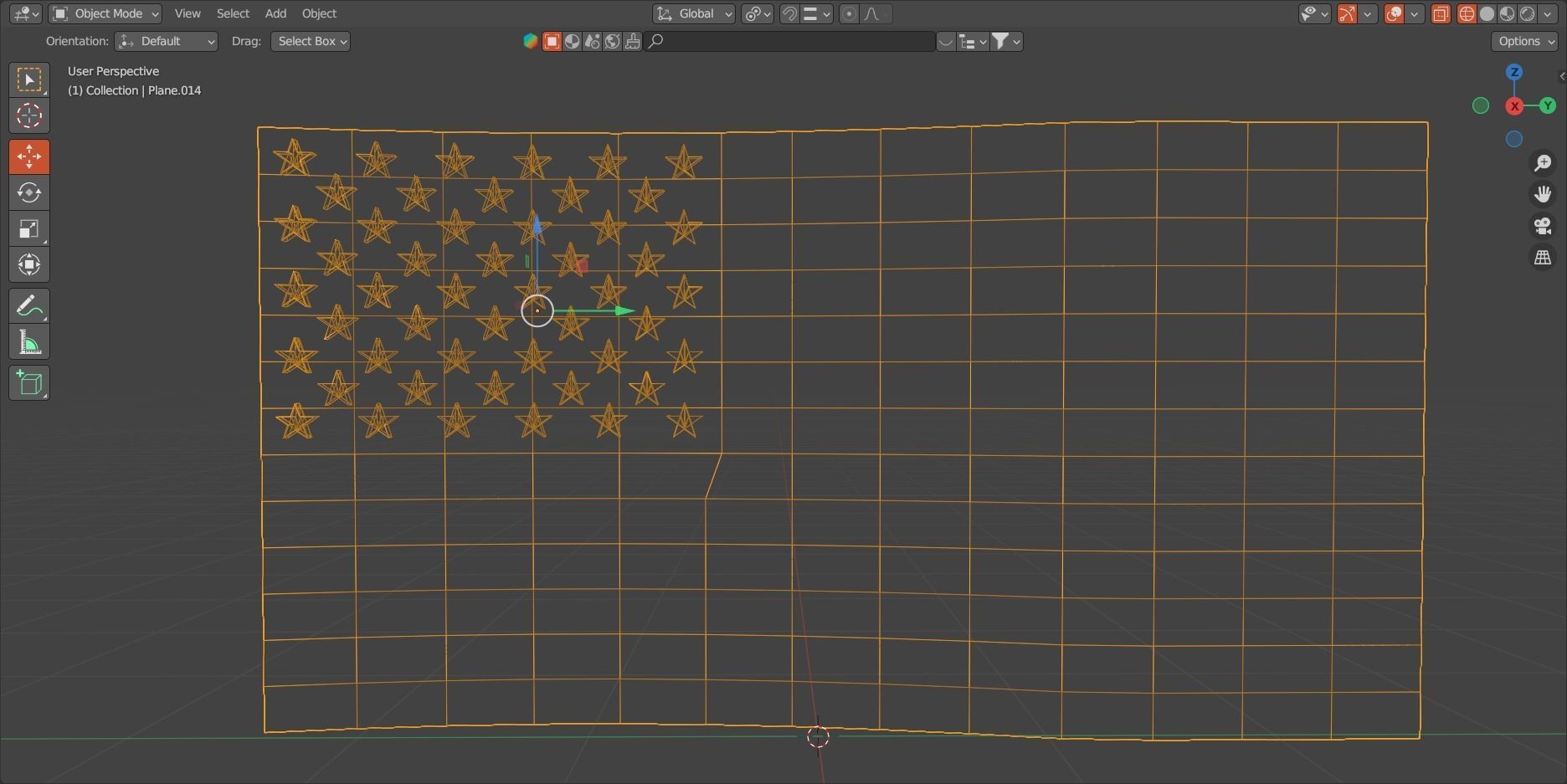 Lighted Waving American Flag 3D model animated | CGTrader