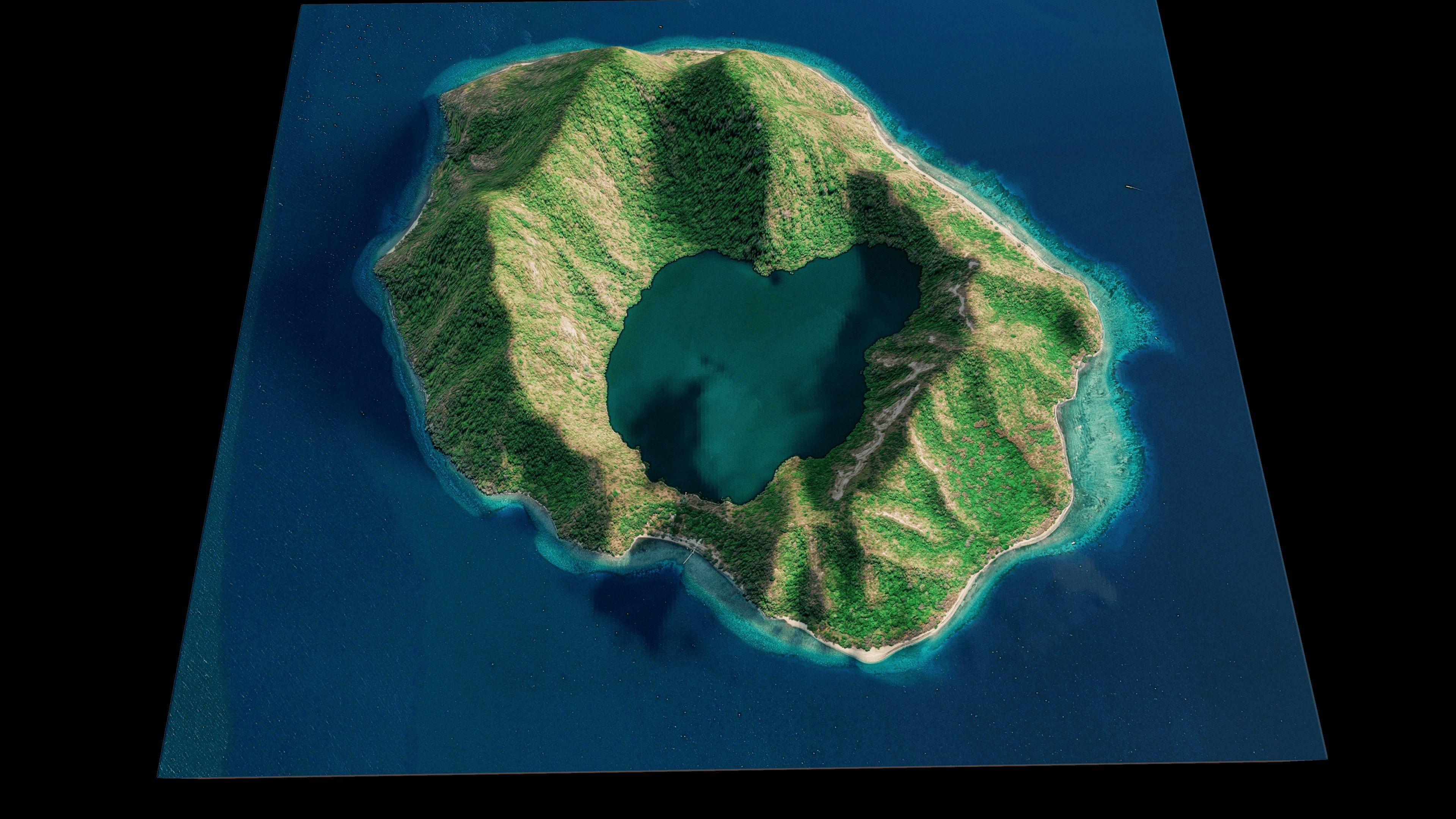 Satonda Island 3d Model Terrain 3D model | CGTrader