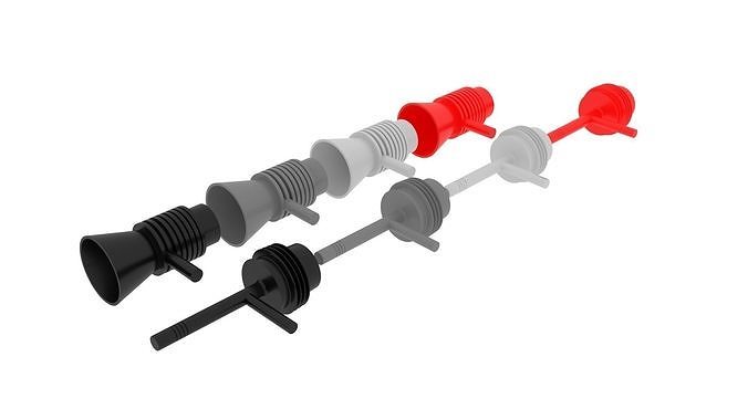 Lego Megaphones Set 3D model | CGTrader
