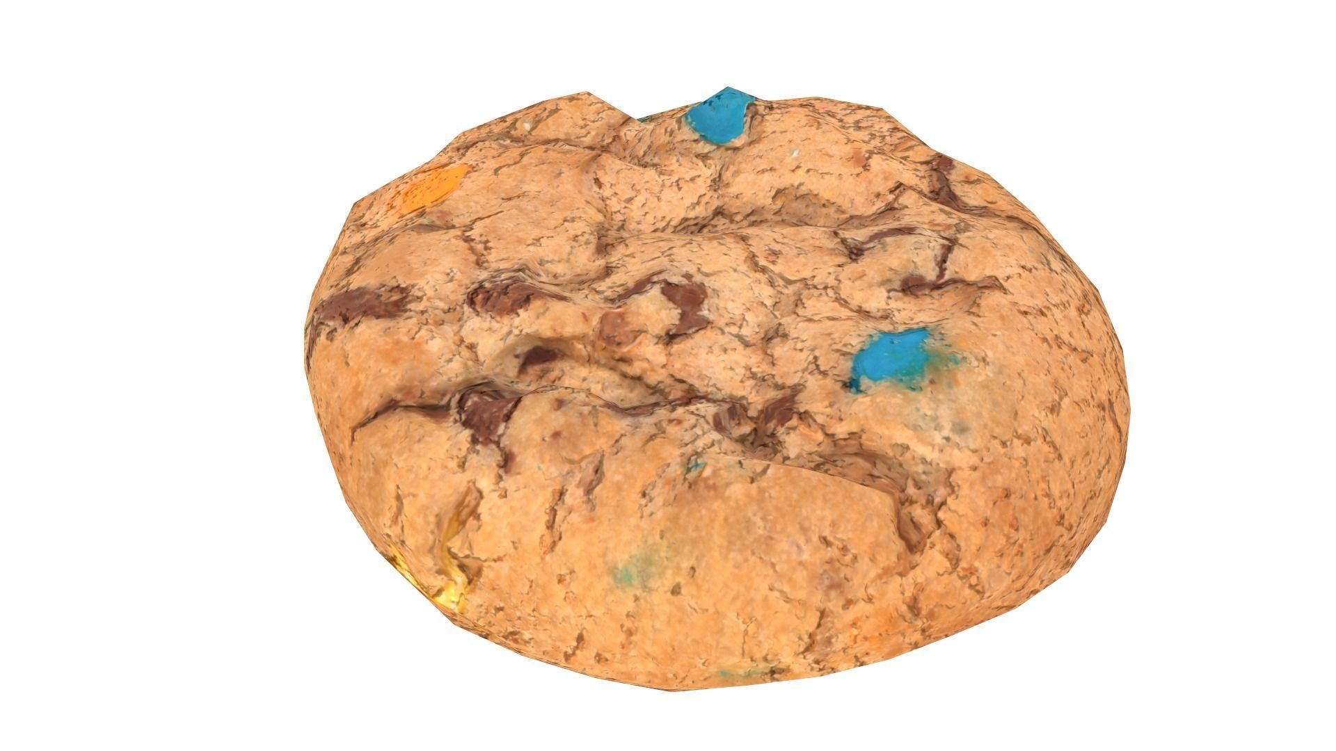3D model Colored Chip Cookie AR VR PBR Lowpoly with game ready 3d Model ...