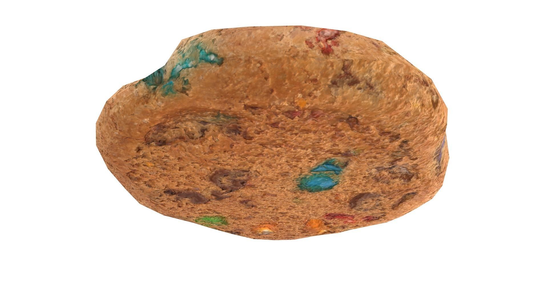 3D model Colored Chip Cookie AR VR PBR Lowpoly with game ready 3d Model ...