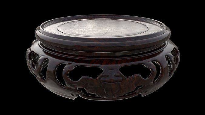 3D model Traditional Chinese solid wood table VR / AR / low-poly | CGTrader