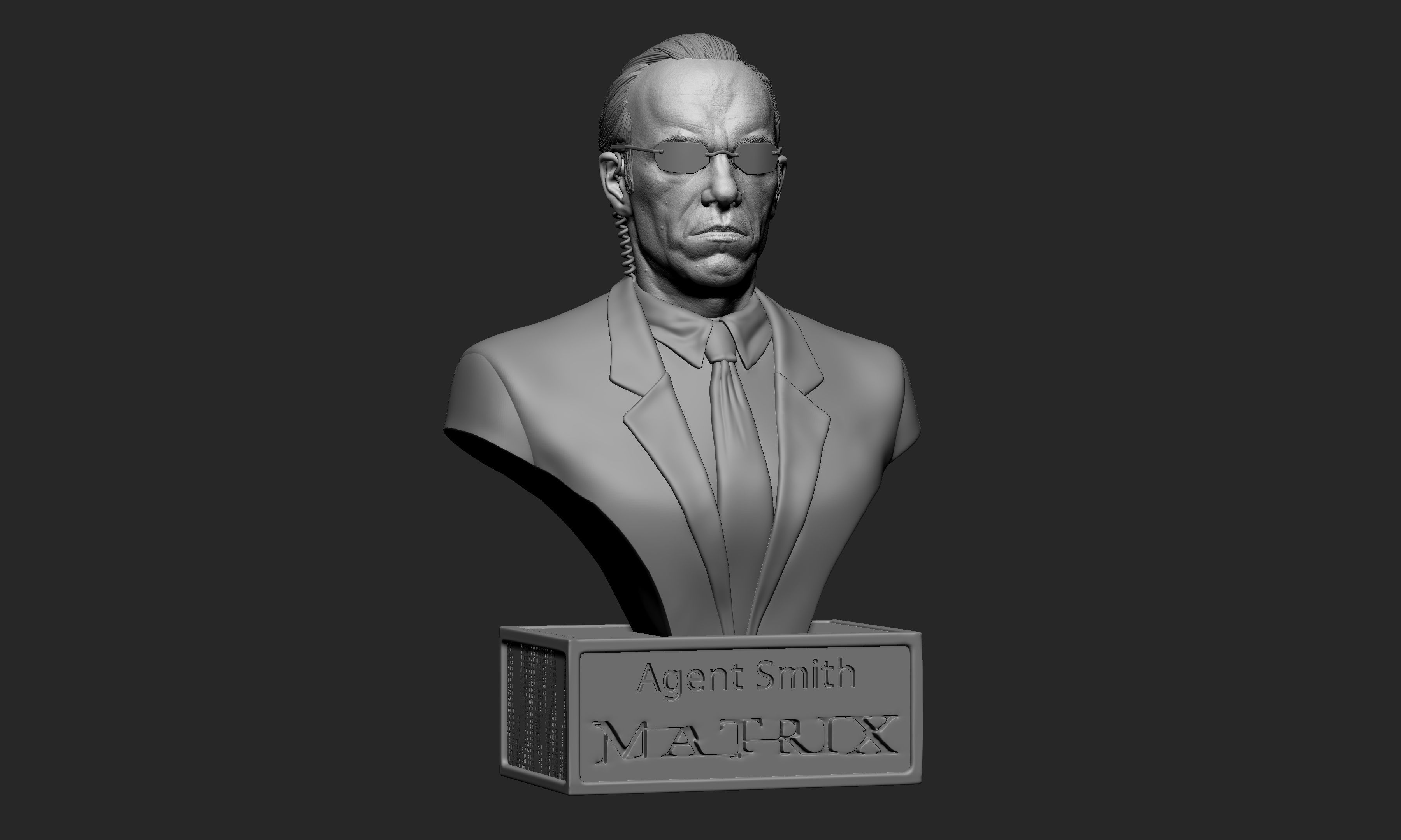 AGENT SMITH MATRIX 3D model 3D printable | CGTrader