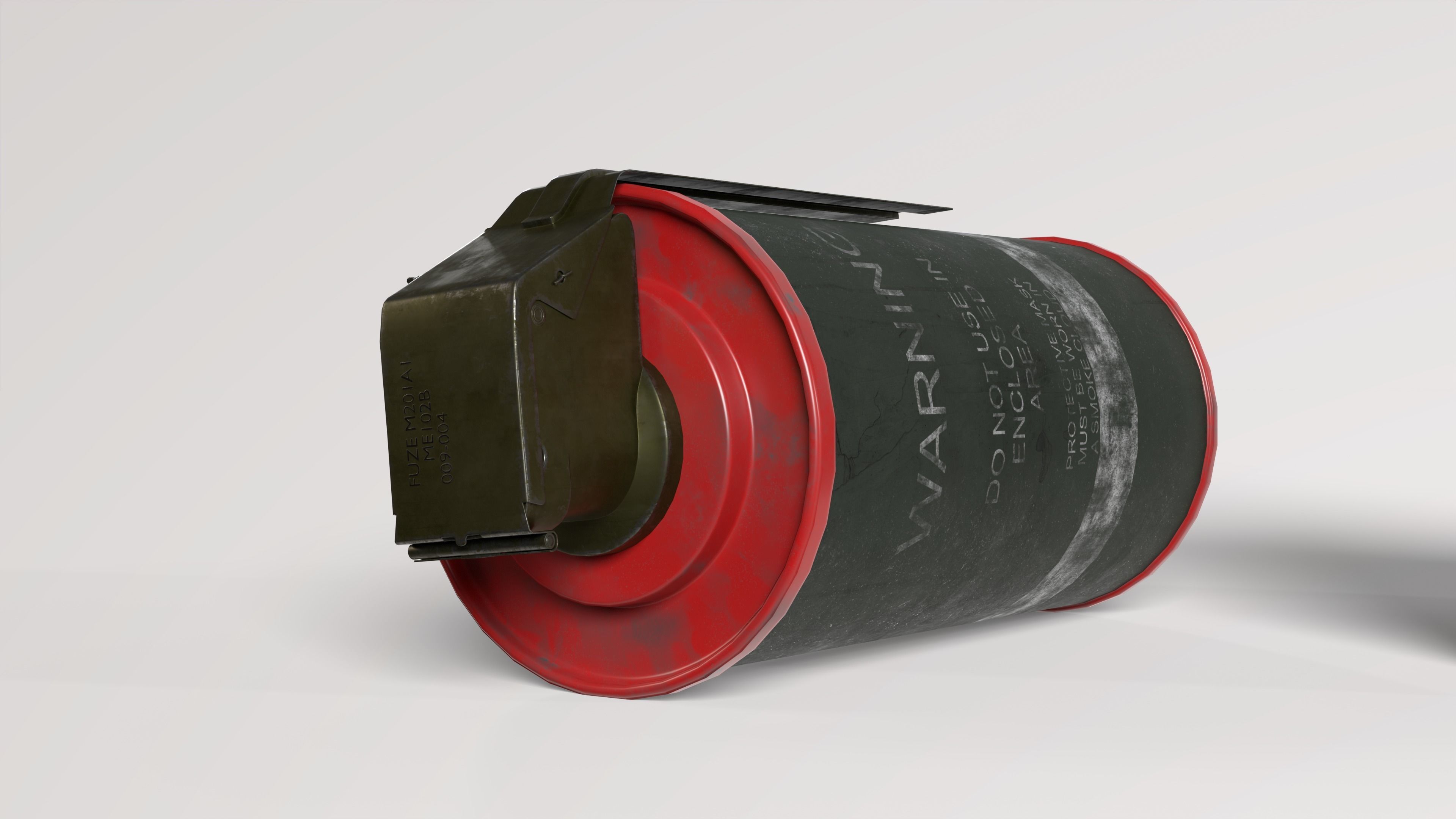 3D model M18 smoke grenade VR / AR / low-poly | CGTrader