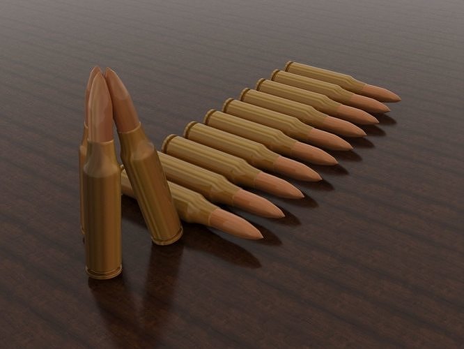 3D model Bullet AK-47 VR / AR / low-poly | CGTrader