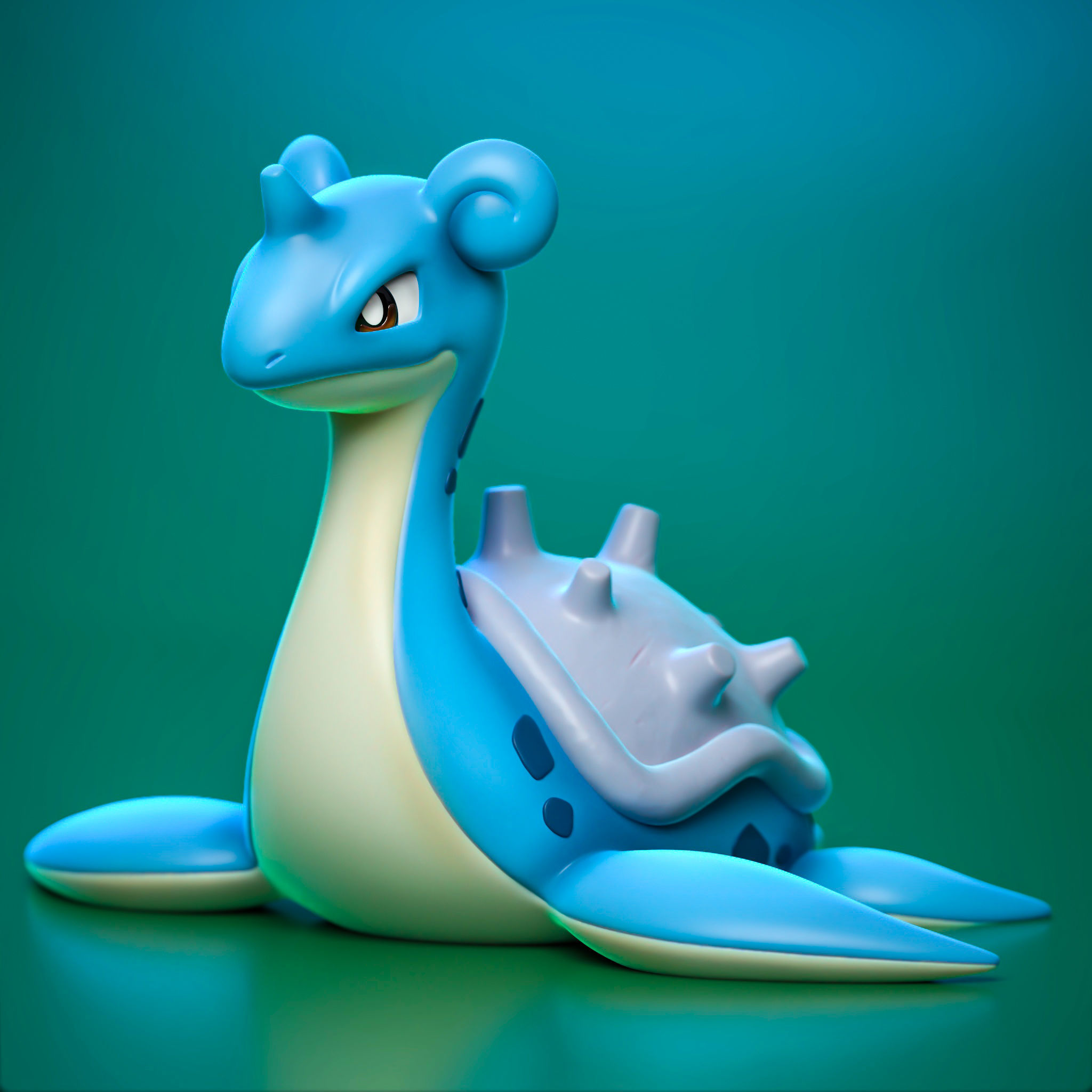 LAPRAS POKEMON 3D model 3D printable | CGTrader