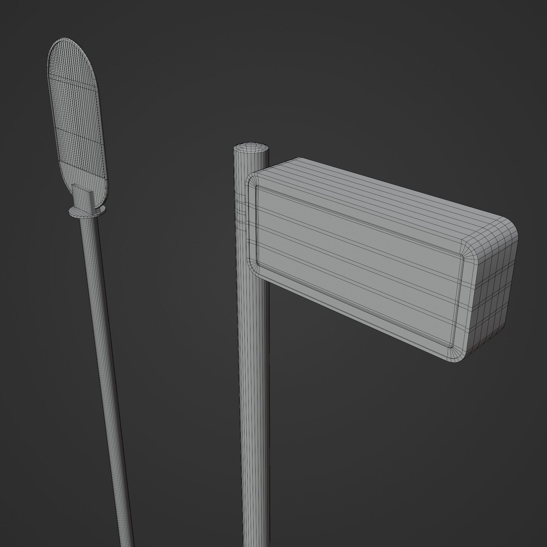 3D model Irish Dublin Bus Stop VR / AR / low-poly | CGTrader