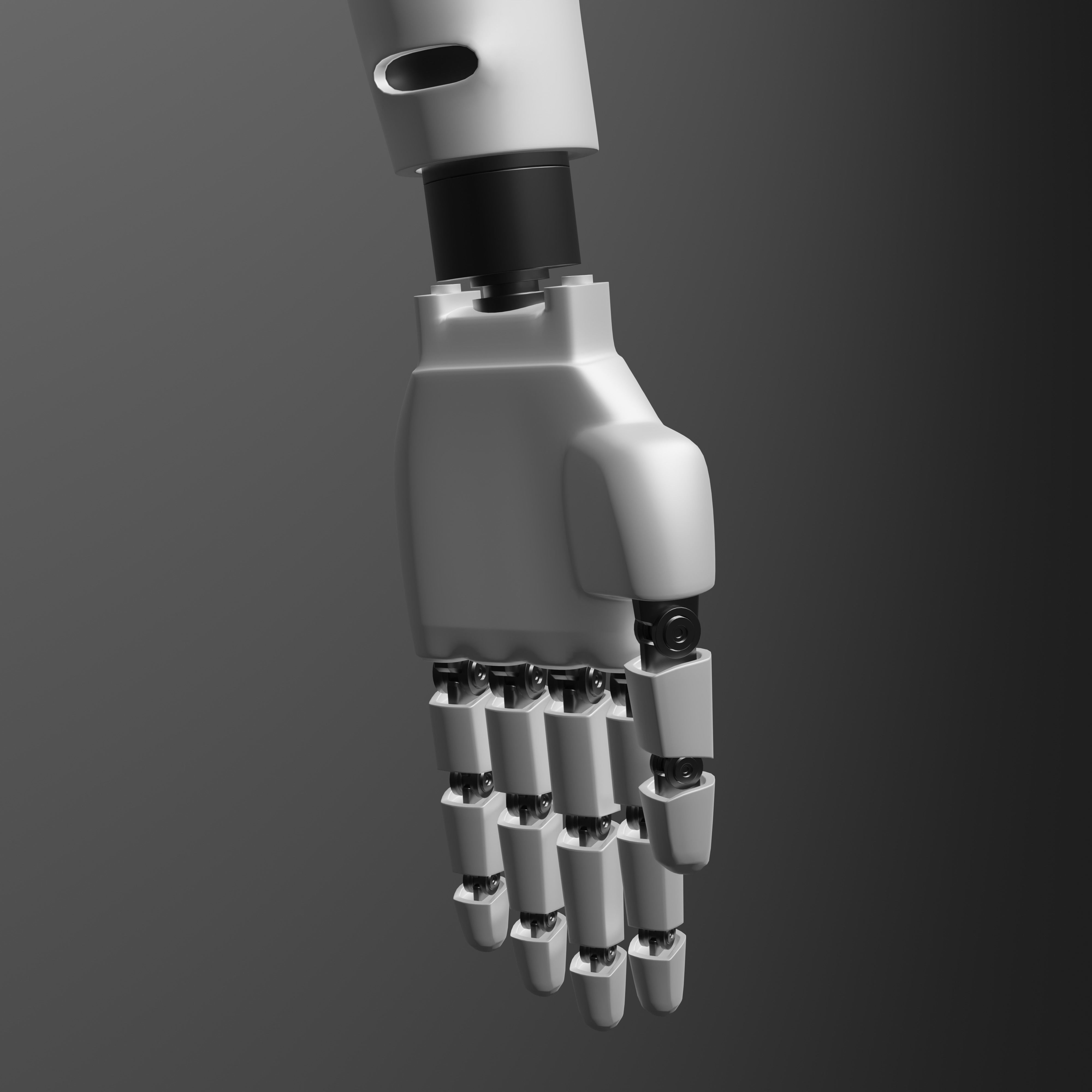 Robotic hand 3D model | CGTrader