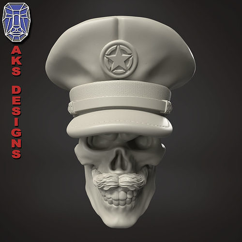 Military Skull Design
