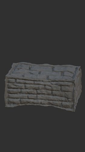 3D model stone worn chest VR / AR / low-poly | CGTrader