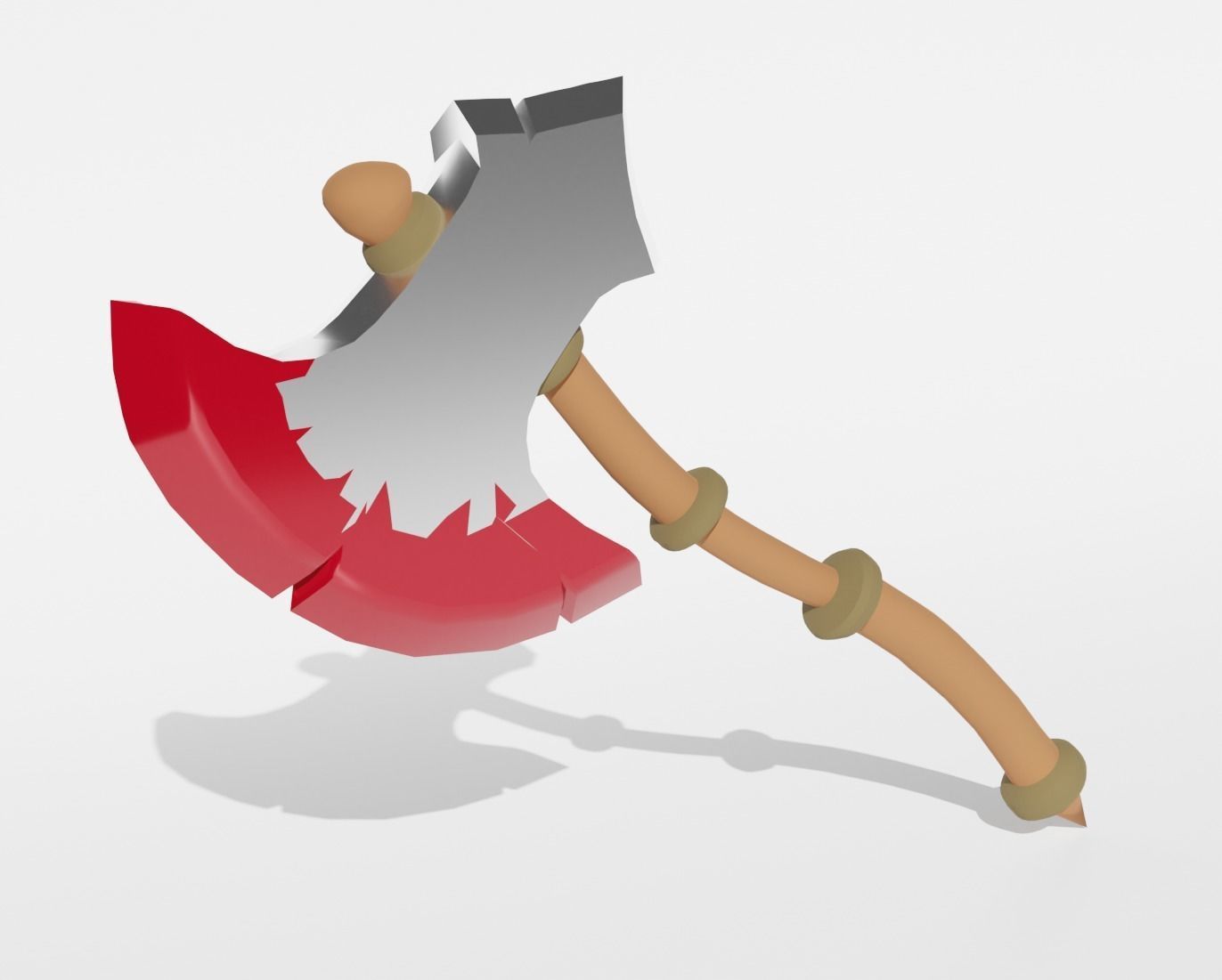 AXE with blood 3D model | CGTrader