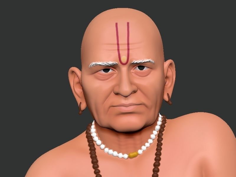 Swami Samarth Maharaj 3D model 3D printable | CGTrader
