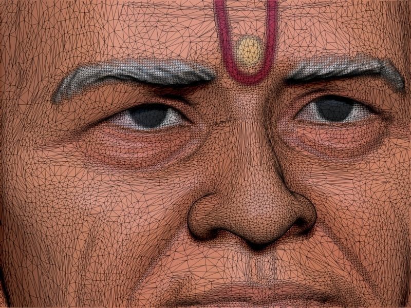 Swami Samarth Maharaj 3D model 3D printable | CGTrader