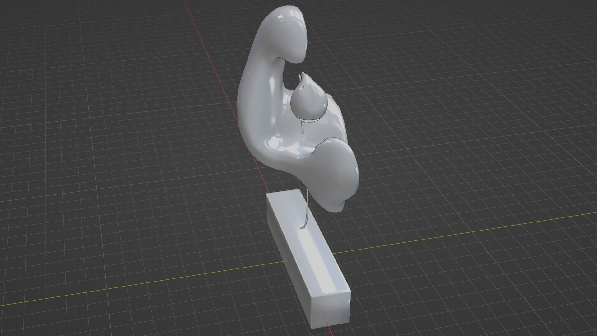 Ethereal Aquatica The Golden Wave Marble Fish Ensemble 3D model | CGTrader