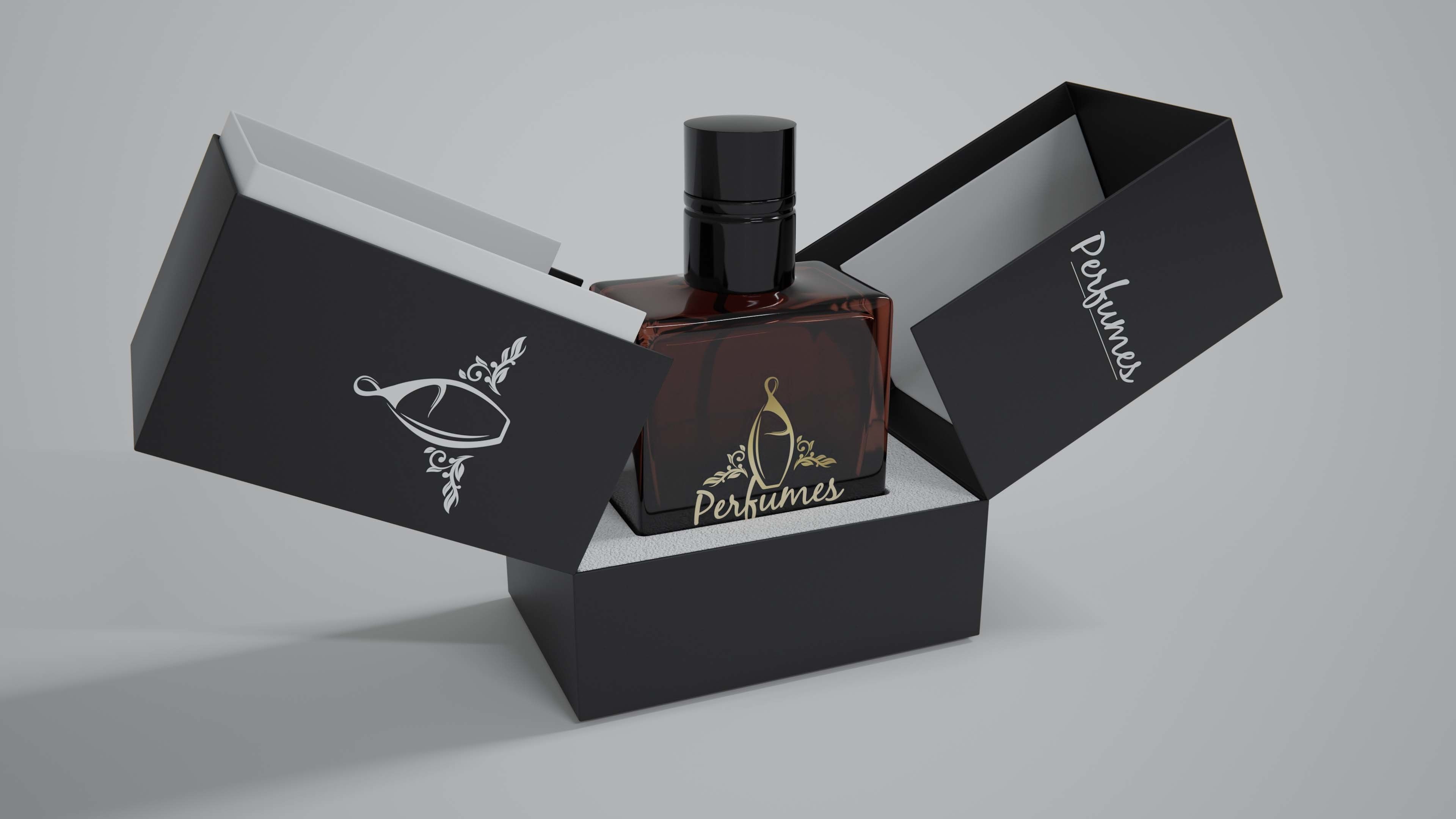 perfume packaging boxs 3D model | CGTrader