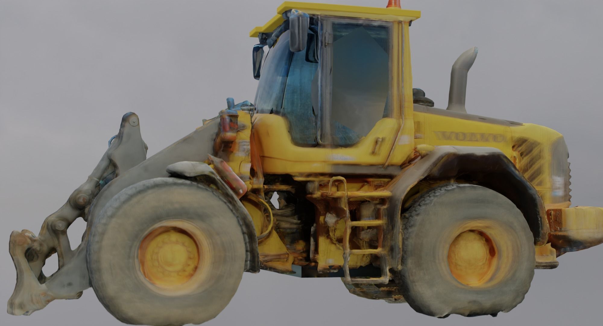 3D model Excavator Digger - Construction Site Asset VR / AR / low-poly ...