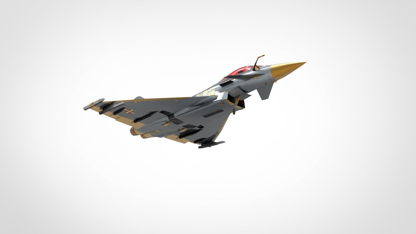 Eurofighter Typhoon FGR4 3D model | CGTrader
