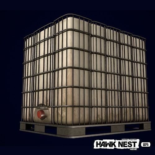 3D model Liquid tank container Water Box VR / AR / low-poly | CGTrader