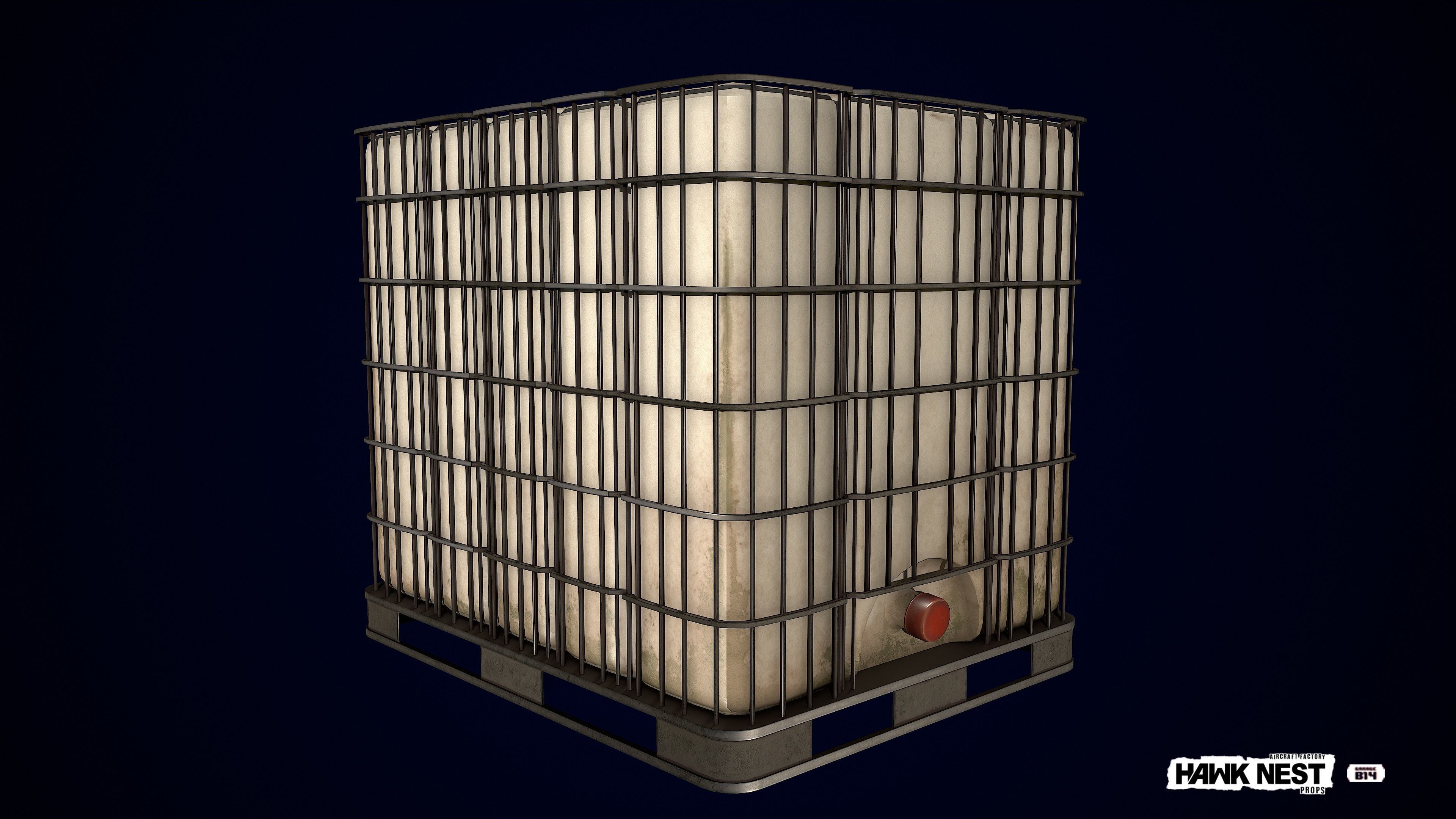 3D model Liquid tank container Water Box VR / AR / low-poly | CGTrader