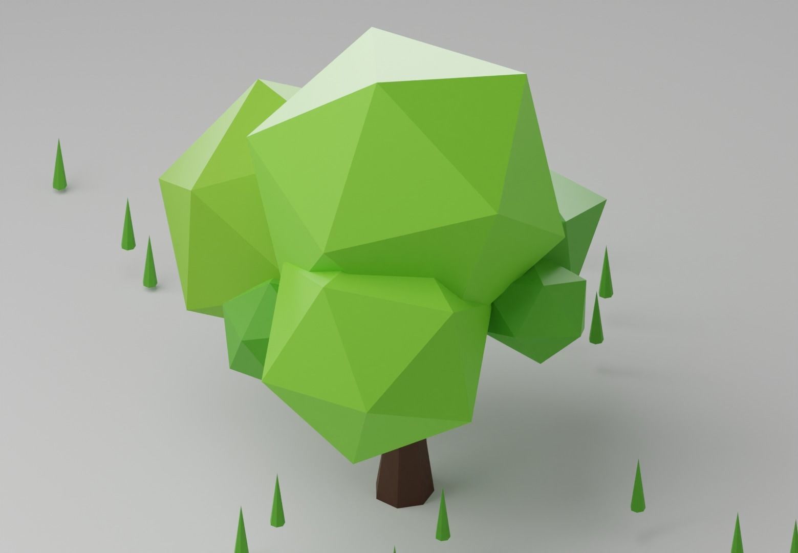 3D model Low poly Trees VR / AR / low-poly | CGTrader