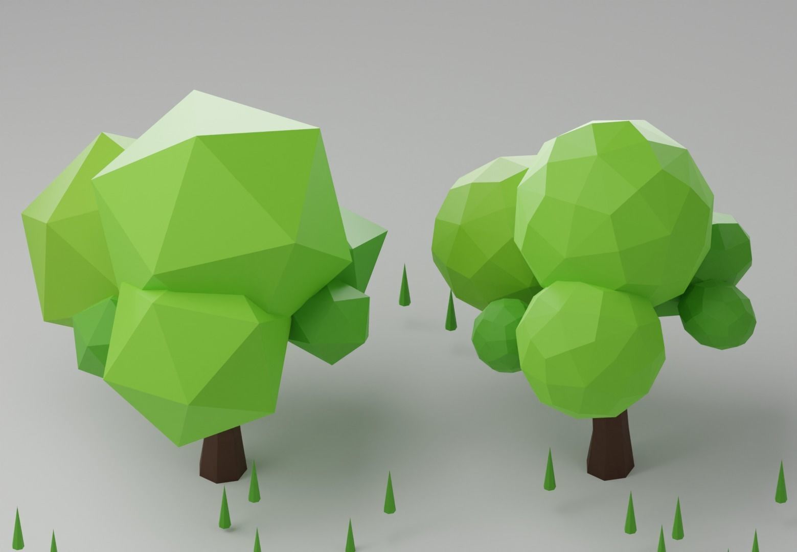 3D model Low poly Trees VR / AR / low-poly | CGTrader