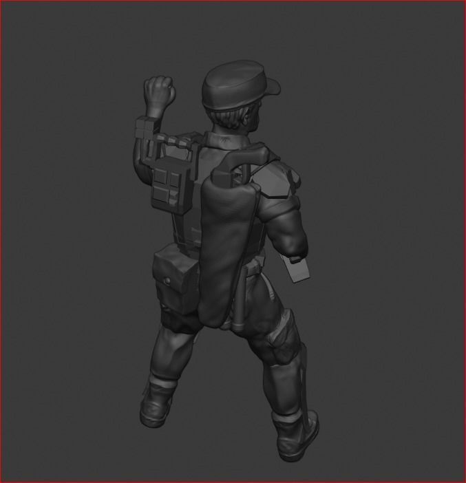 USCM Colonial Marines 3D model 3D printable | CGTrader