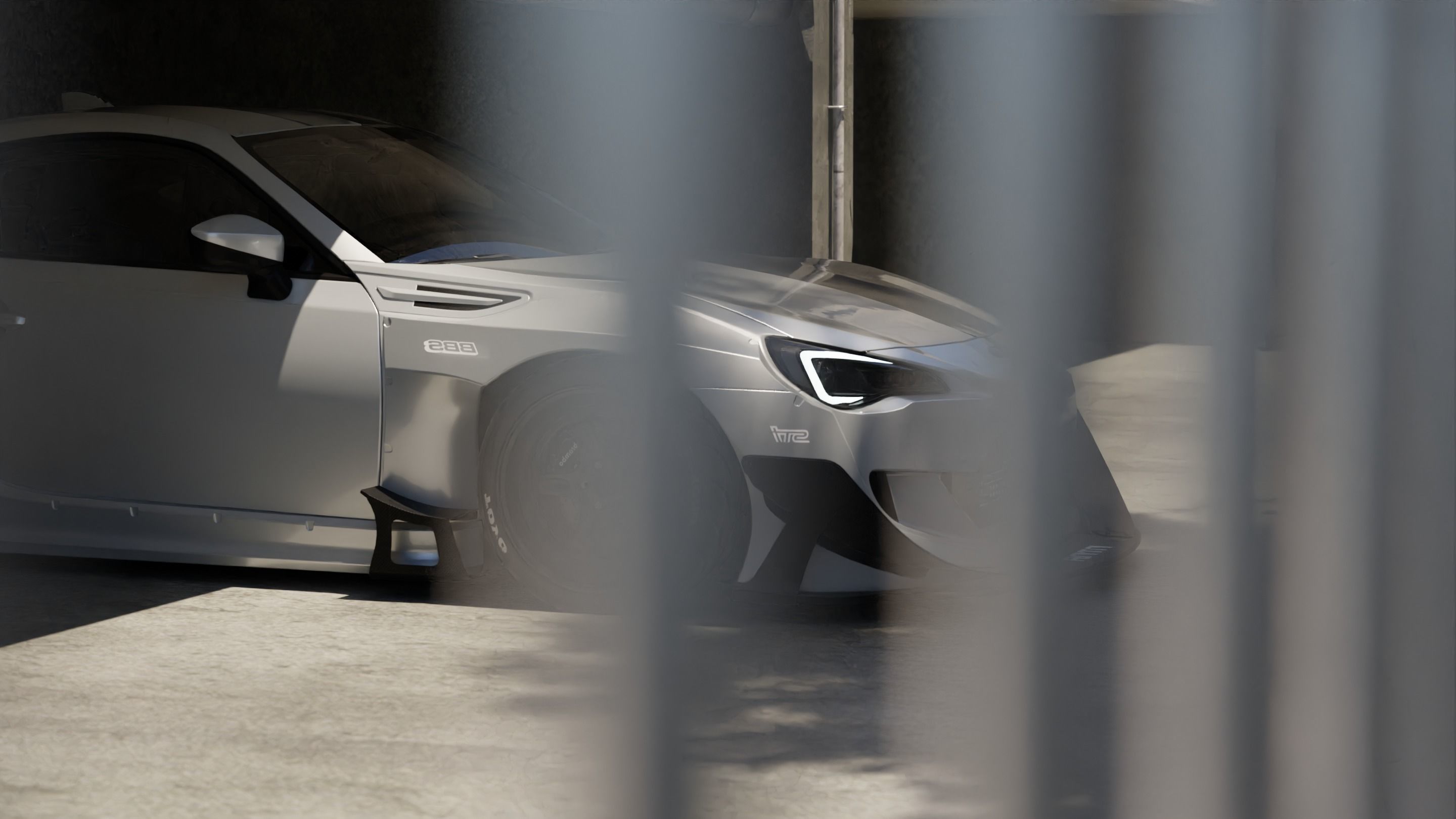 Car Render Scene 3D Blender File Textured And FBX File 3D model | CGTrader