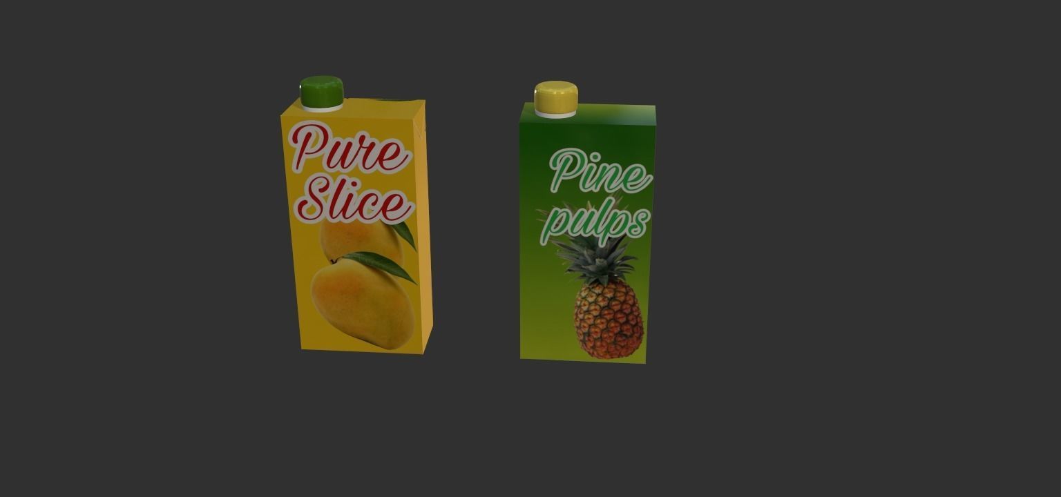 3D model Juice box VR / AR / low-poly | CGTrader
