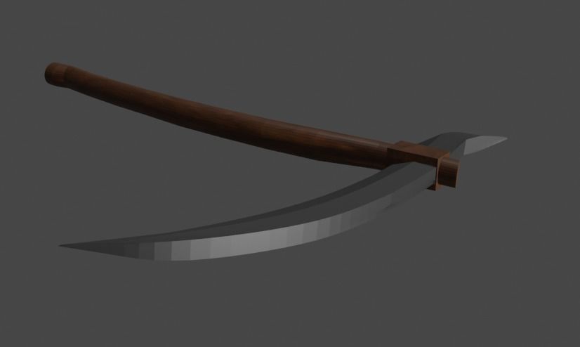 Scythe free VR / AR / low-poly 3D model | CGTrader