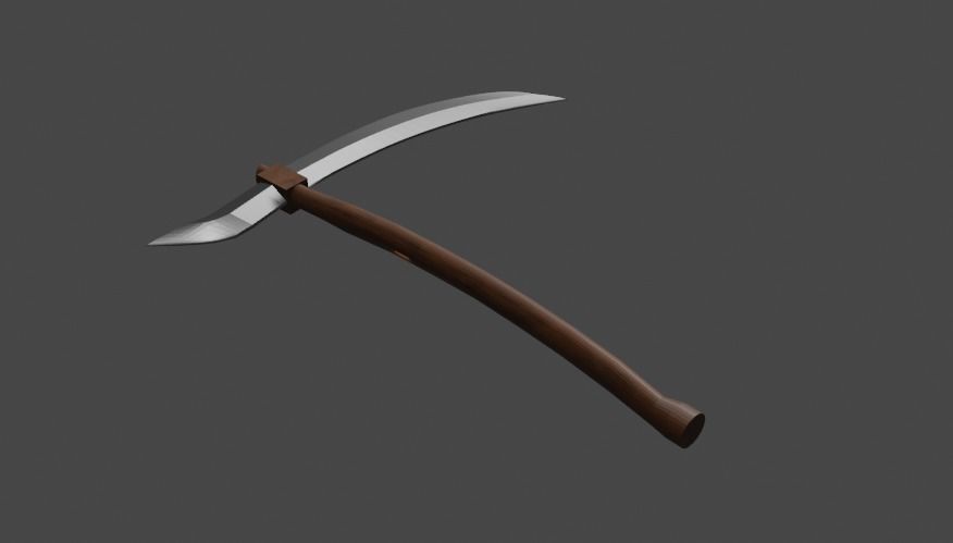Scythe free VR / AR / low-poly 3D model | CGTrader