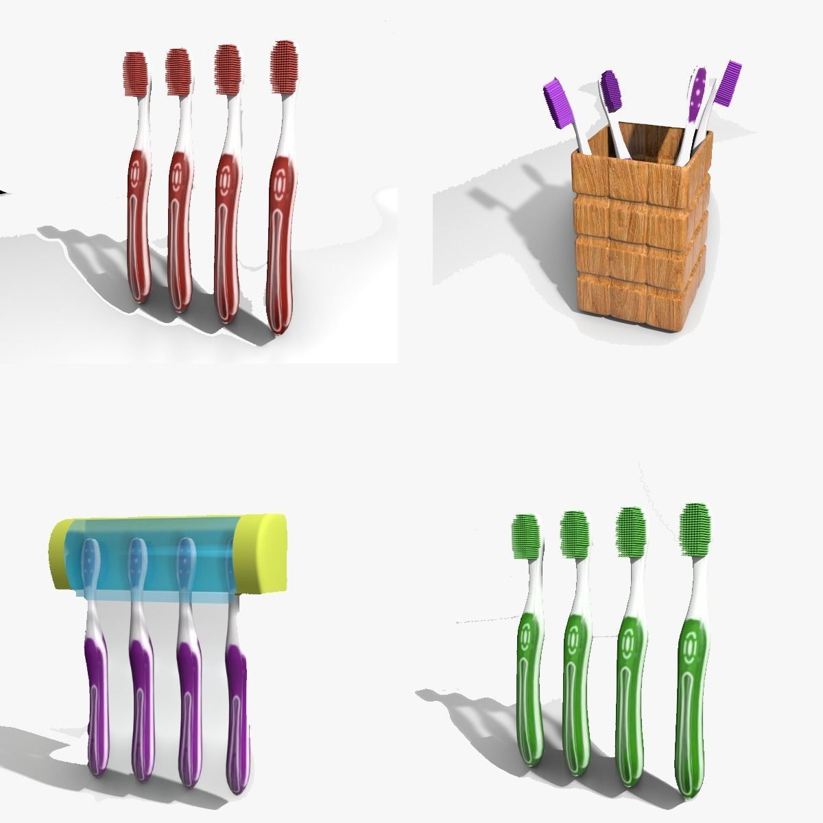 Toothbrush Collection 3D model | CGTrader