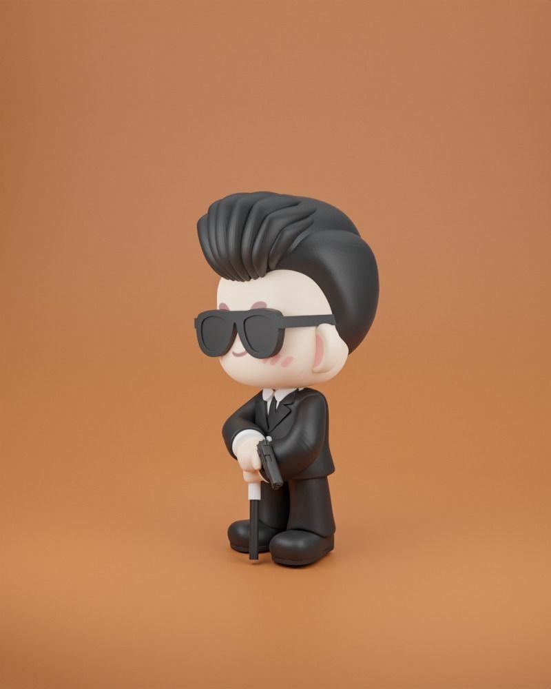 Caine Chibi from JohnWick4 3D model 3D printable | CGTrader