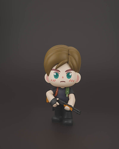 Leon RE4 3D model 3D printable | CGTrader