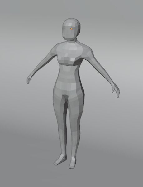 3D model Human Model Low Poly VR / AR / low-poly | CGTrader