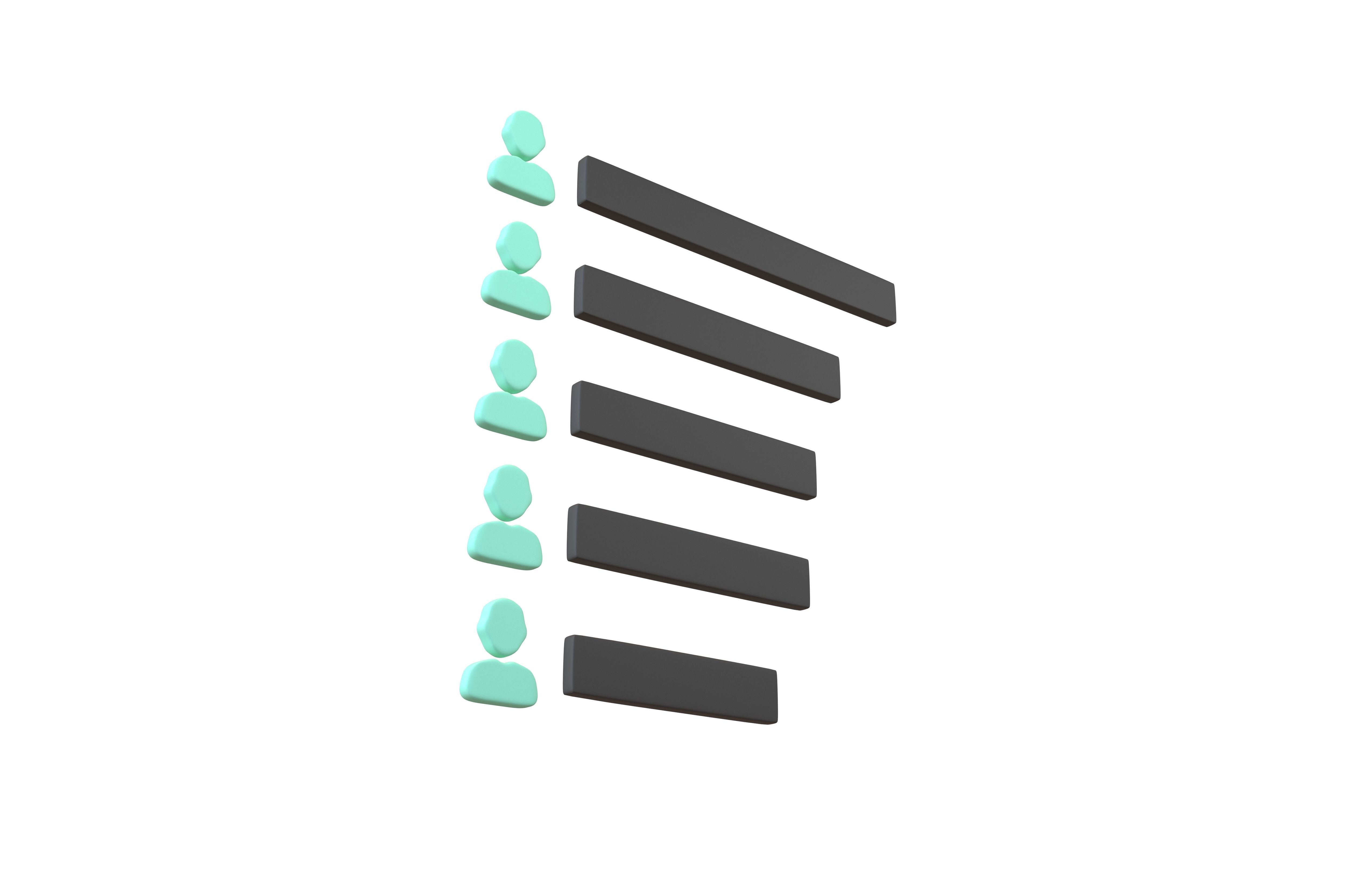 3D model Ranking Data Icon v1 002 VR / AR / low-poly | CGTrader