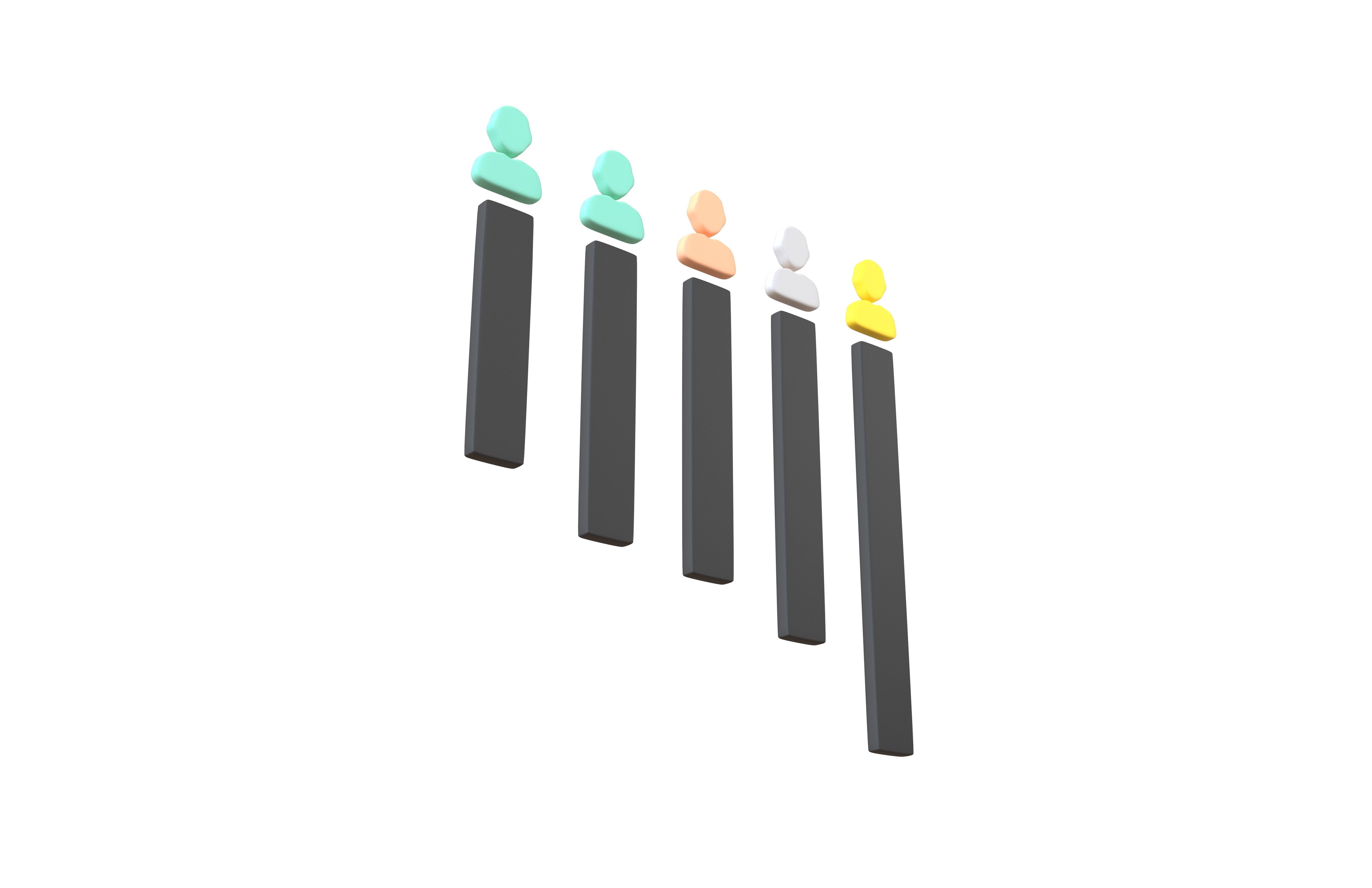 3D model Ranking Data Icon v2 004 VR / AR / low-poly | CGTrader