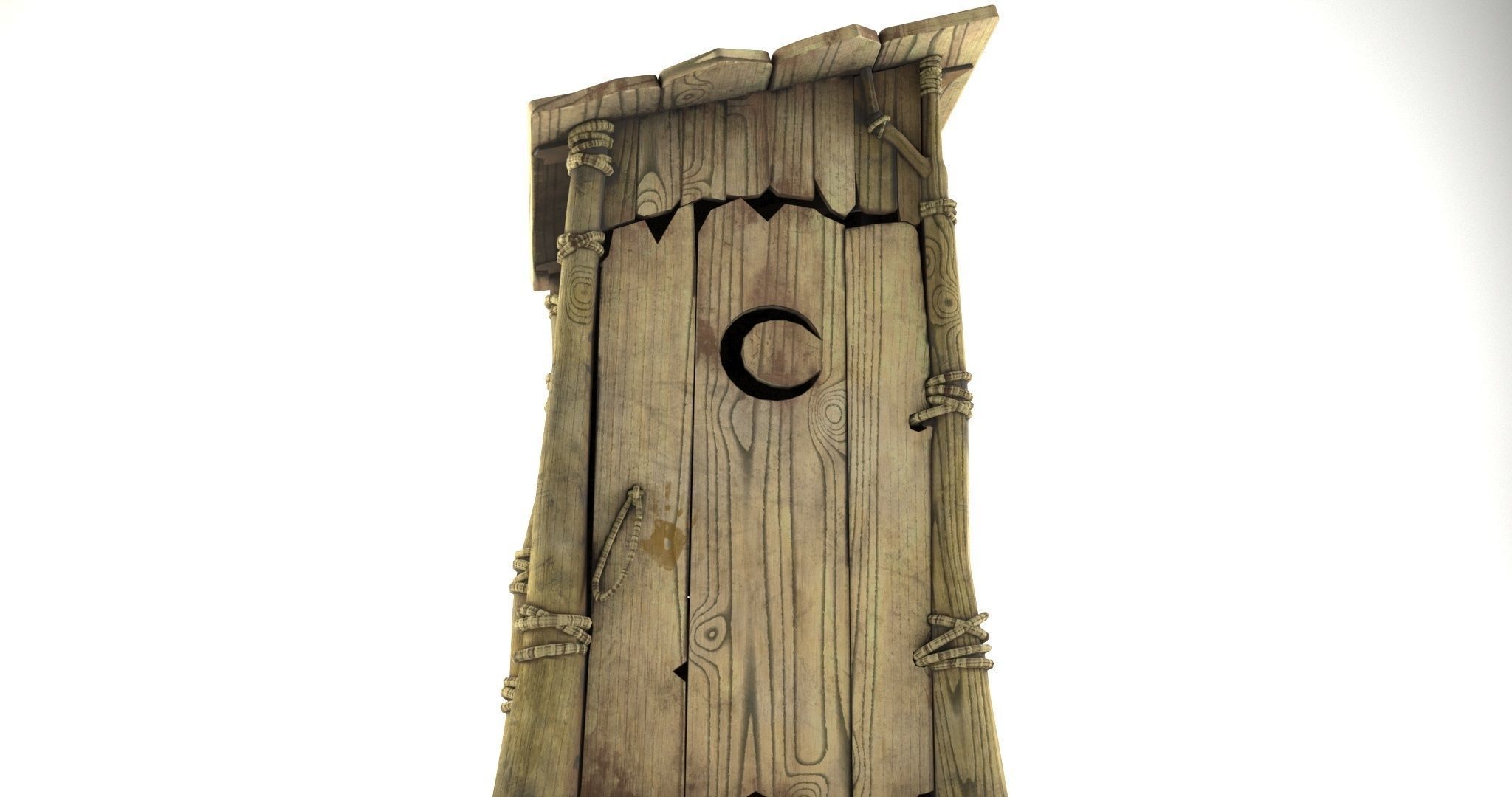 Shrek toilet Free low-poly 3D model free VR / AR / low-poly 3D model ...