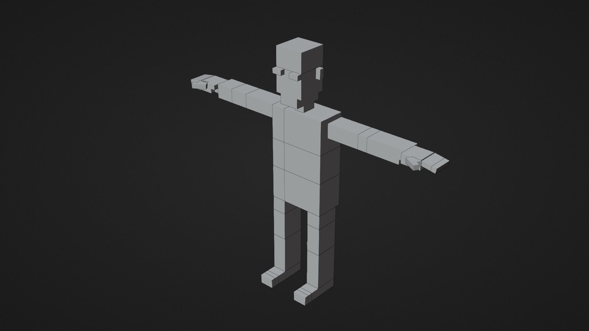 3D model CIVILIANS 7 VOXEL CHARACTER VR / AR / low-poly | CGTrader