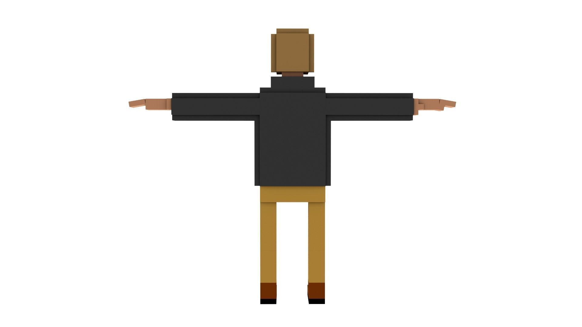 3D model CIVILIANS 8 VOXEL CHARACTER VR / AR / low-poly | CGTrader