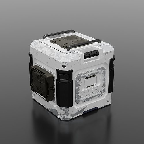 Sci-Fi Box Futuristic 3D Model 3D model | CGTrader