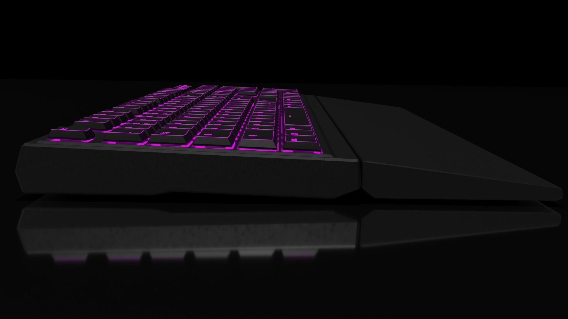 3D model Generic Gamer Keyboard VR / AR / low-poly | CGTrader