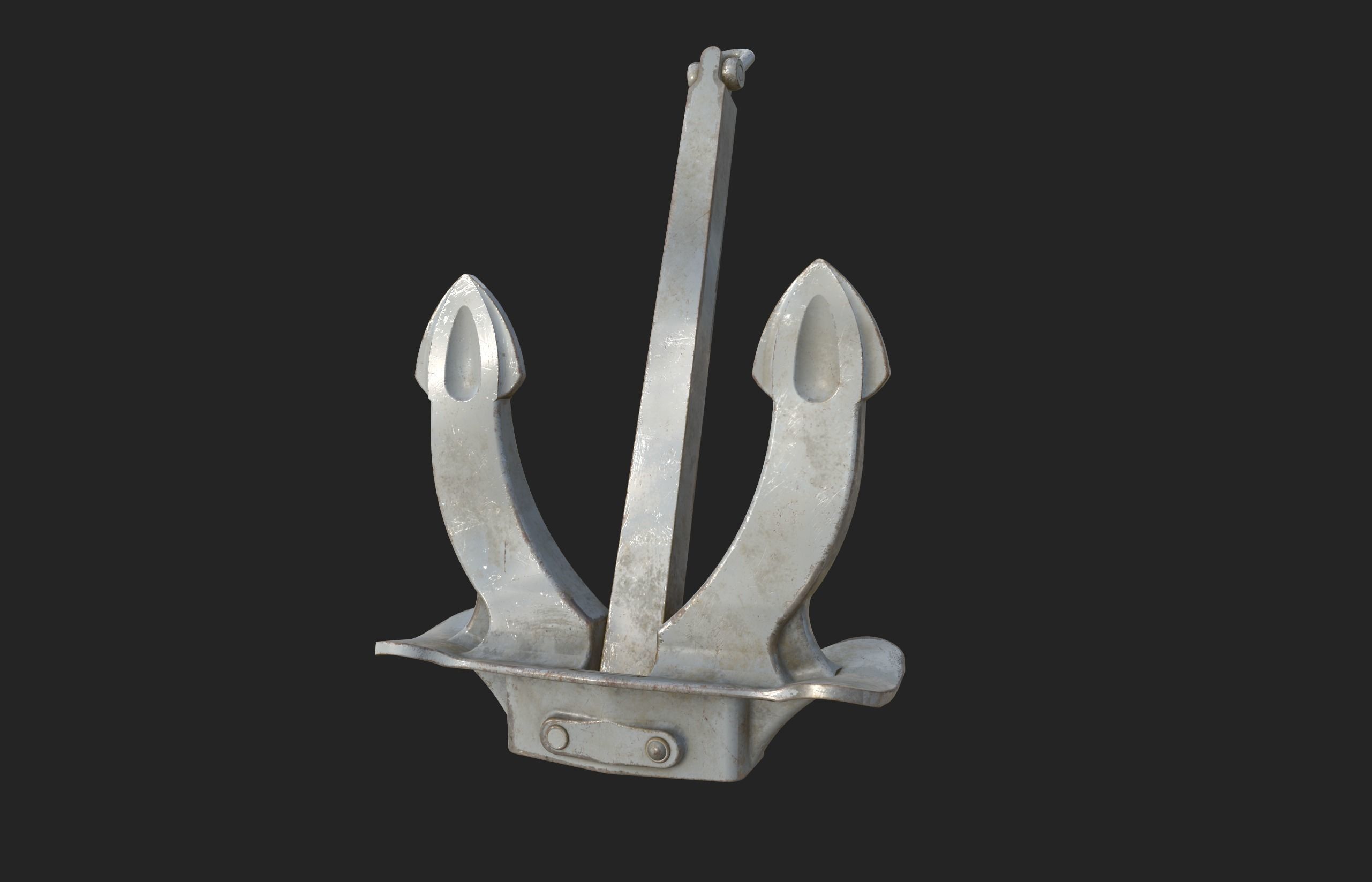 PBR 3D Model Props - Old Ship Anchor 3D model | CGTrader