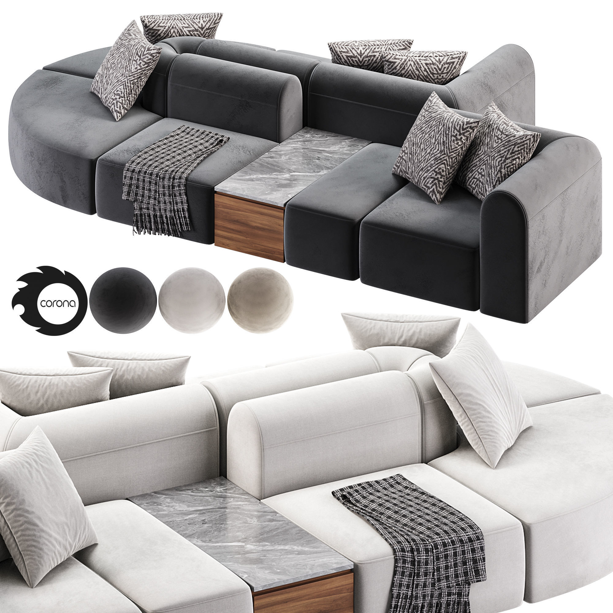 Neri Hu Evolves Joseph Hoffman s Iconic Chair With Blocks 3D model ...