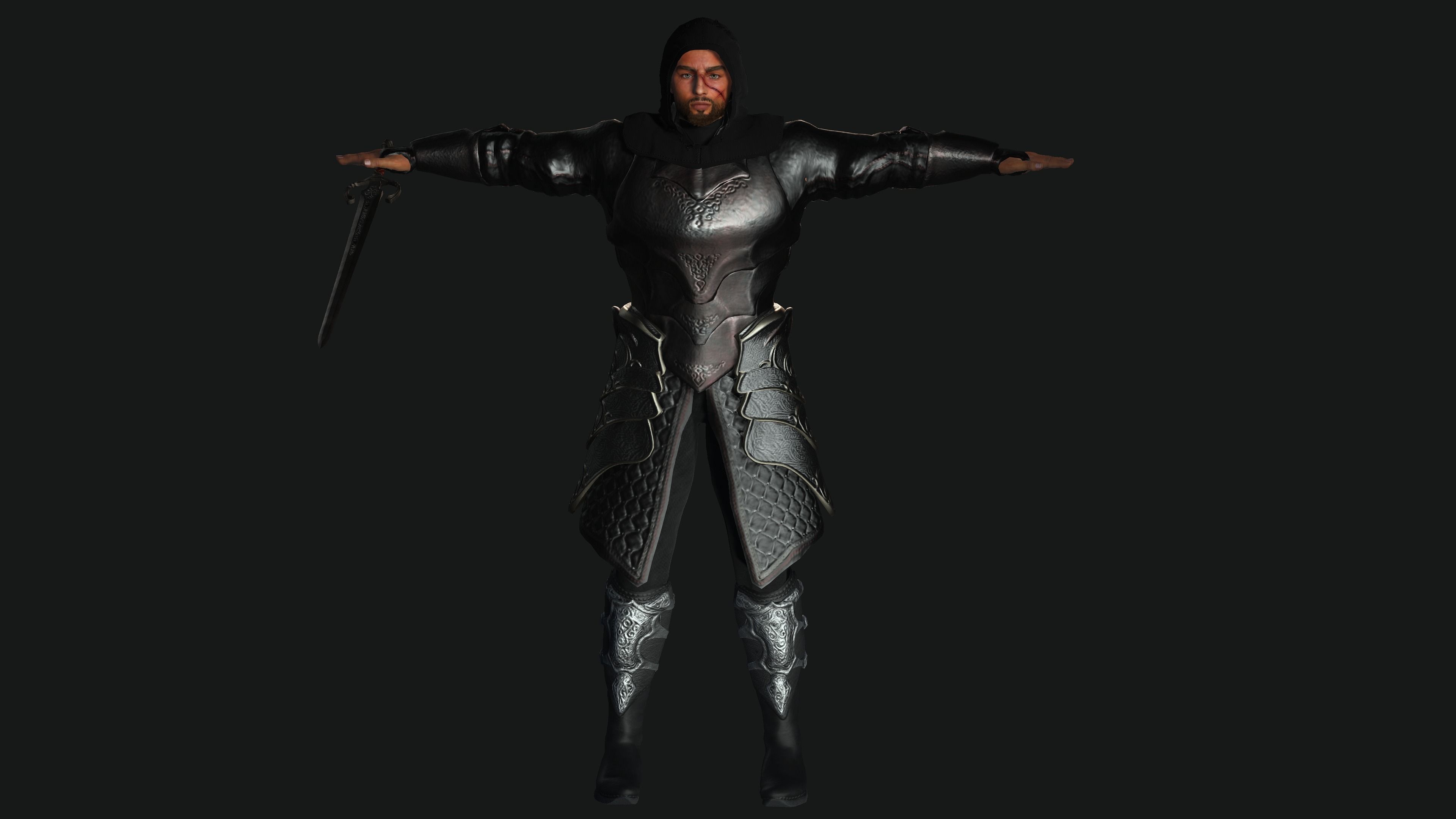 3D model AAA 3D FANTASY MALE ASSASSIN-REALISTIC RIGGED GAME CHARACTER ...