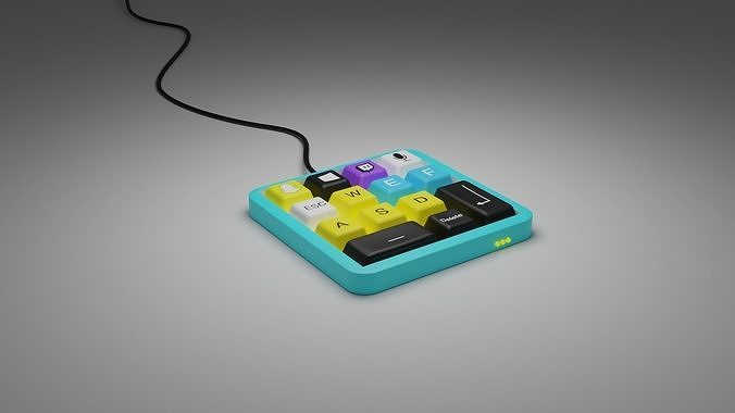Mini Keyboard 3D model | CGTrader