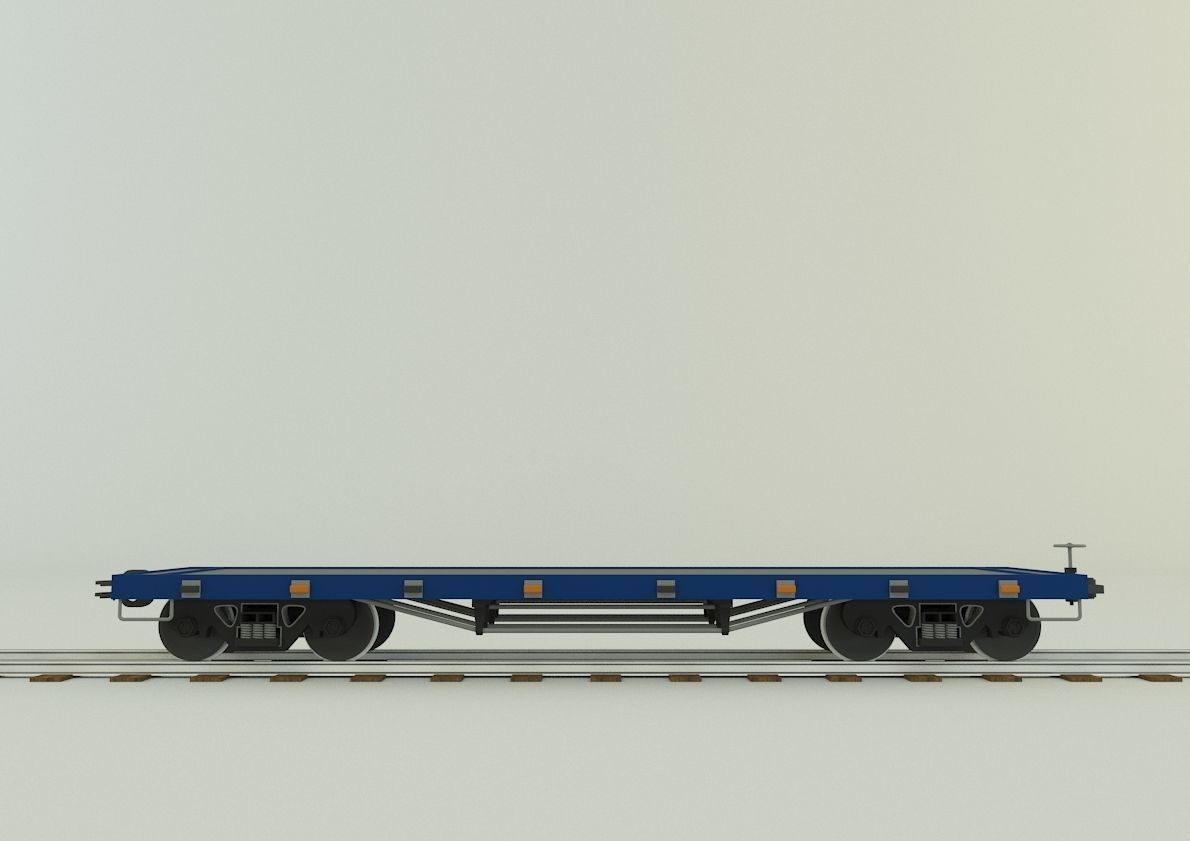 train freight wagon 3D model | CGTrader