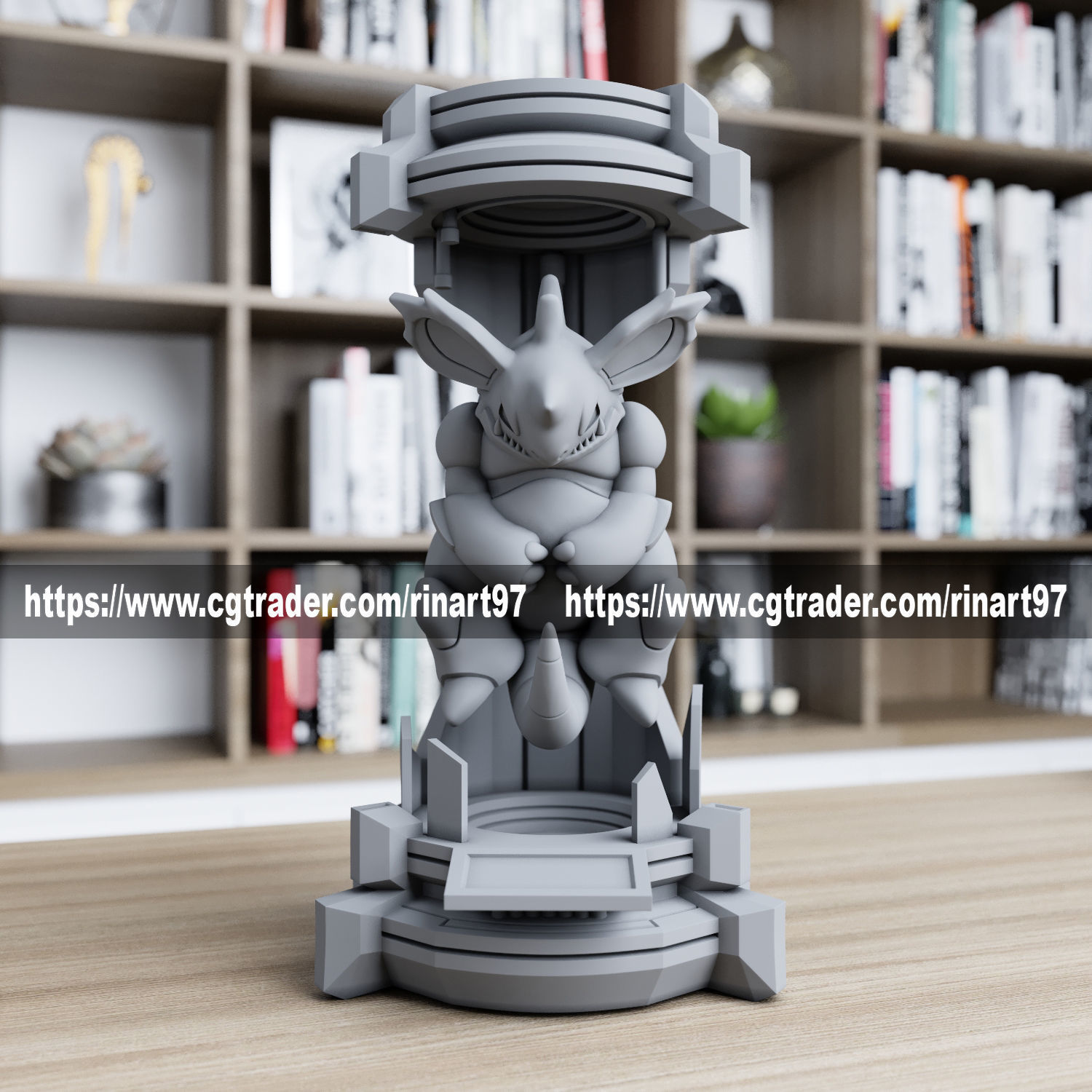 nidoking in the lab from pokemon 3D model 3D printable | CGTrader