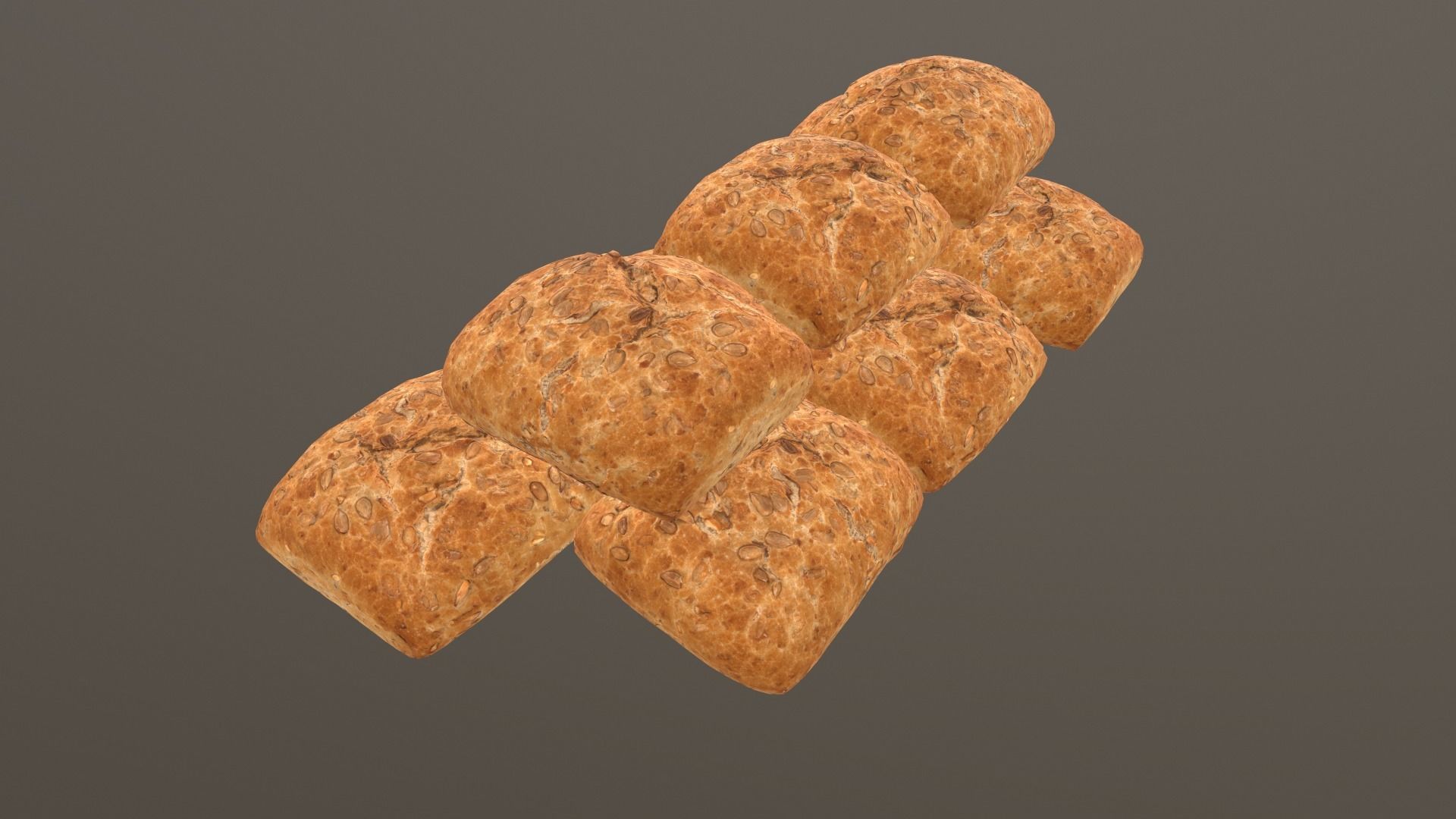 3D model Bread Roll AR VR PBR Lowpoly with game ready 3d Model VR / AR / low-poly | CGTrader